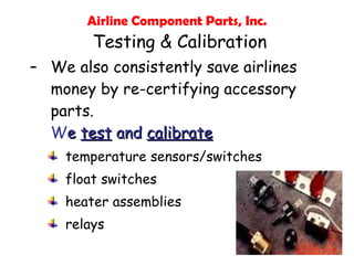 Airline component parts, inc | PPT