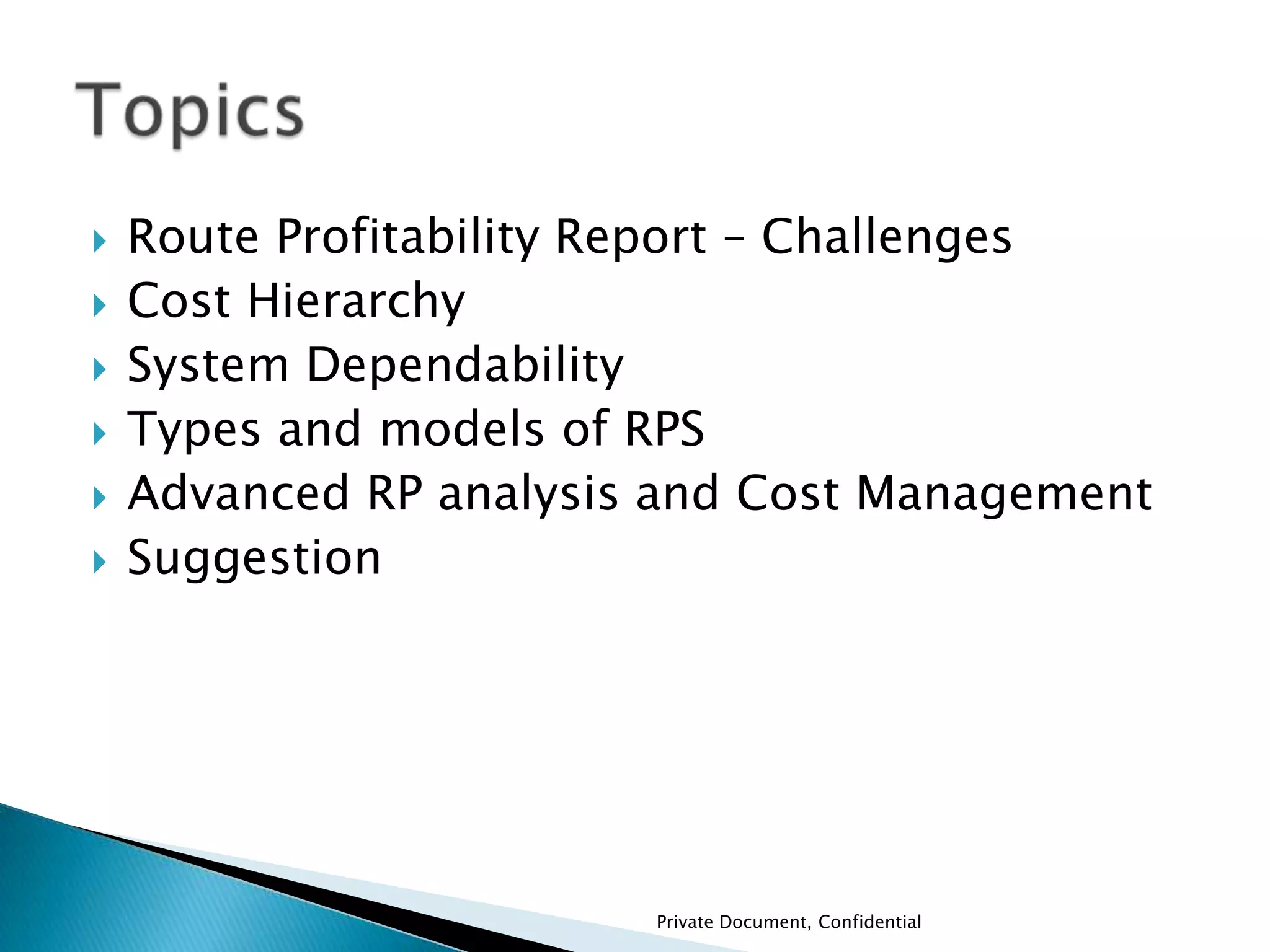 Airline Cost Route Profitability System | PPSX