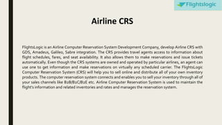 Airline CRS | PPT