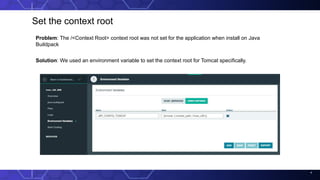 Migrating from Pivotal tc Server on-prem to IBM Liberty in the cloud | PPT