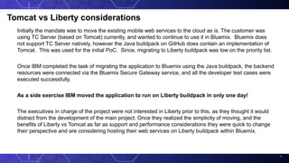 Migrating from Pivotal tc Server on-prem to IBM Liberty in the cloud | PPT