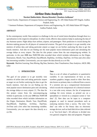 Airline Data Analysis | PDF