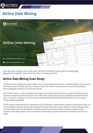Airline Data Mining.ppt arlinh data scraping | PPTX