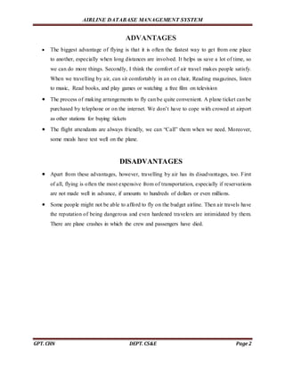 simple airline database project..By Amarulla khan, :- amarullakhan8@gmail.com