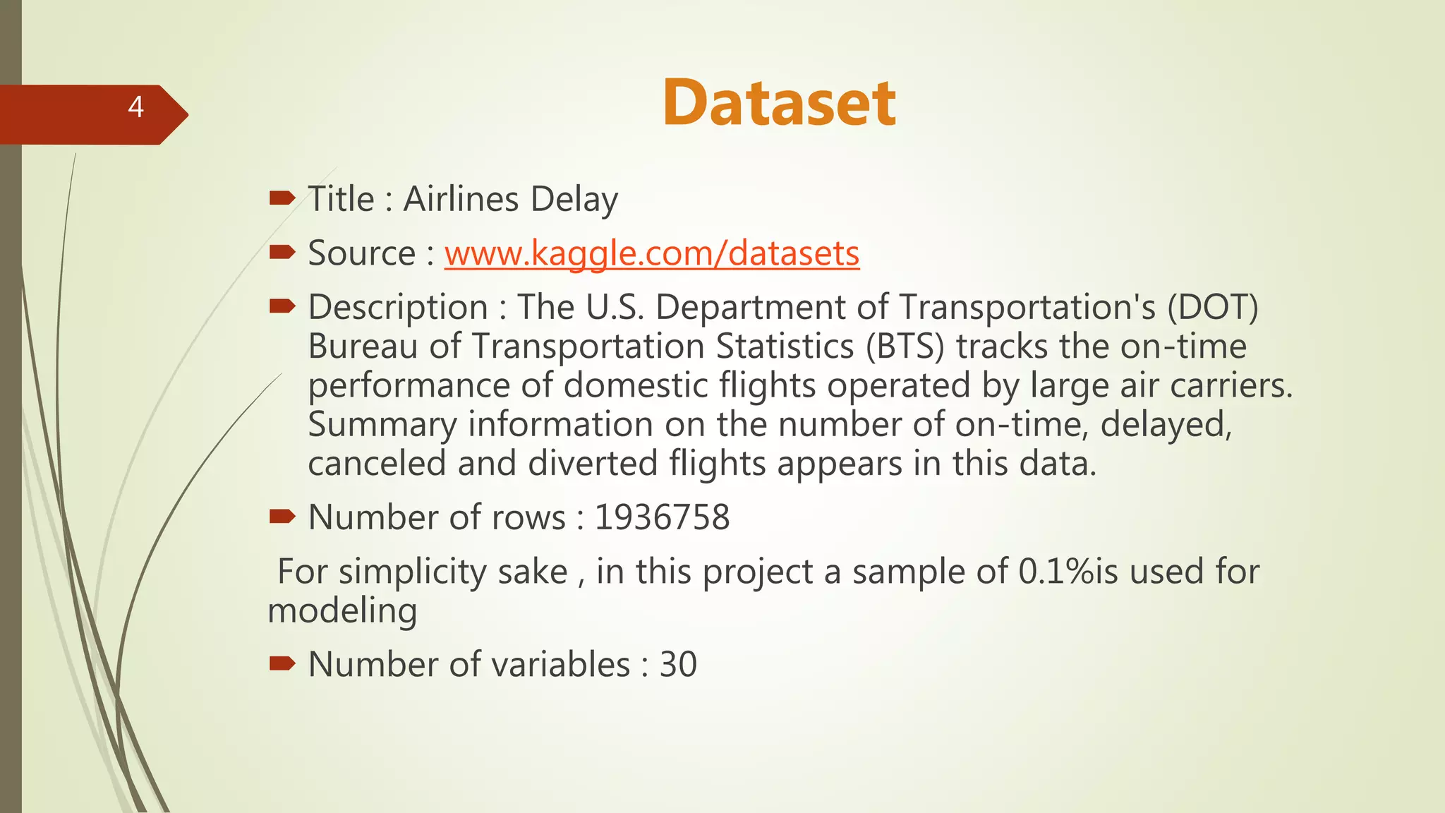 Airline delay prediction | PPTX | Operating Systems | Computer Software and Applications