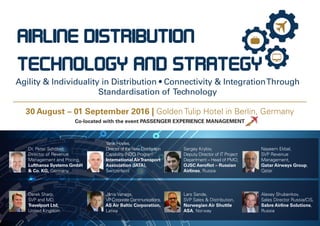 Airline Distribution Technology and Strategy Conference 2016 | PDF