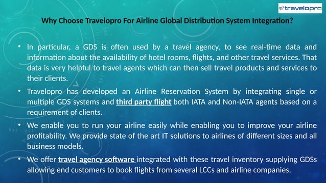Airline Global Distribution Systems, Amadeus GDS | PPTX | Air Travel ...
