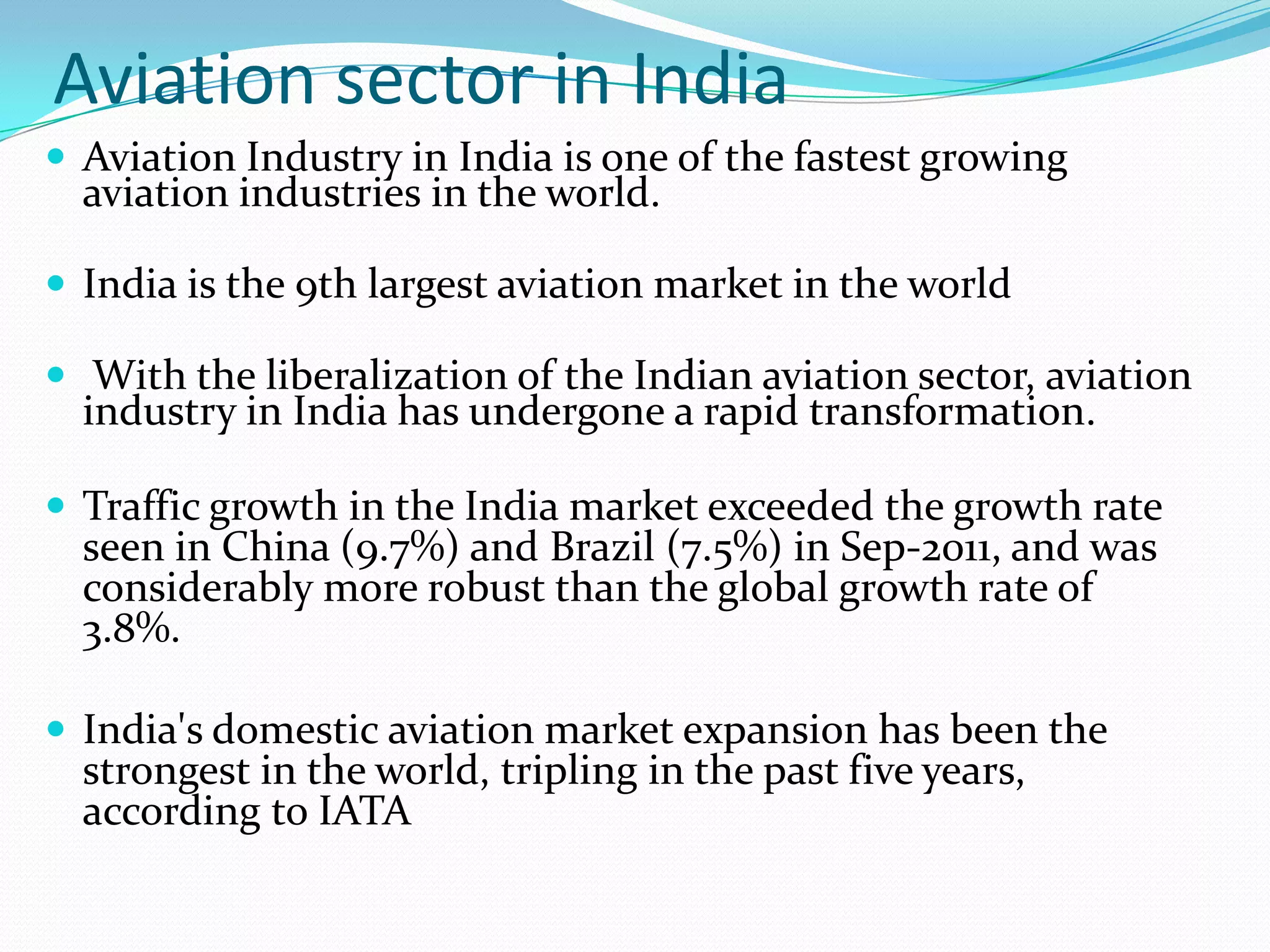 Airline industry in india,nikhil | PPTX