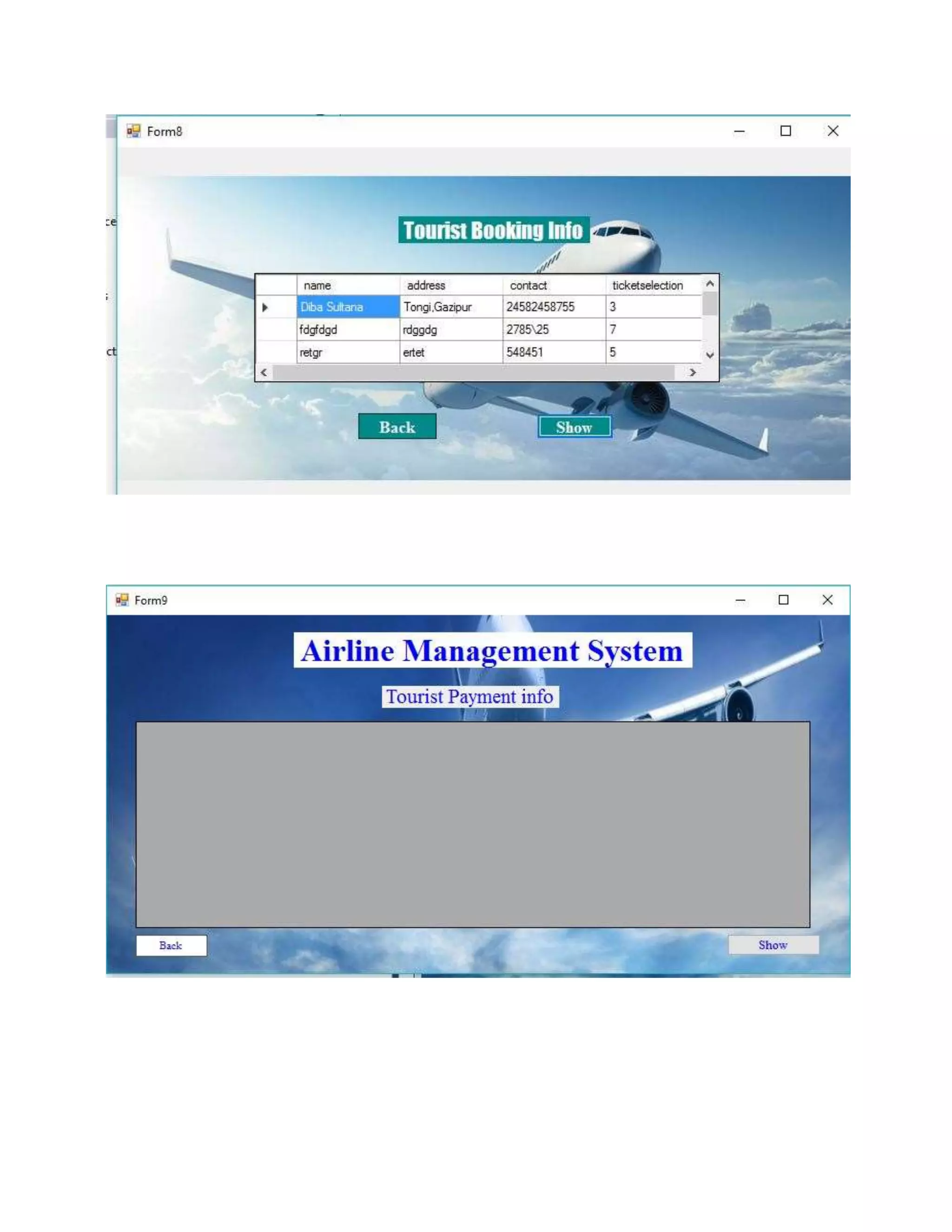 Airline management system | DOC