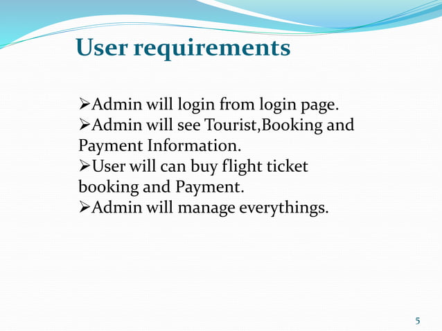 Airline Management System [for presentation] | PPTX | Air Travel ...