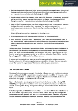 Airline Operational Efficiency | PDF
