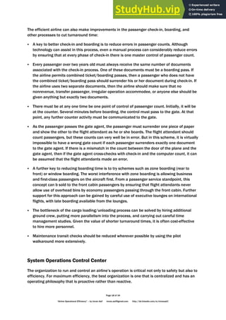 Airline Operational Efficiency | PDF | Air Travel | Travel Type