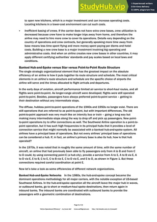 Airline Operational Efficiency | PDF | Air Travel | Travel Type