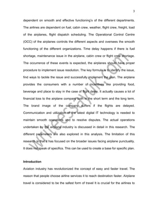 Airline operational management | PDF
