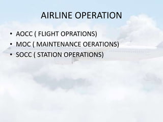 Airline operations and management | PPTX