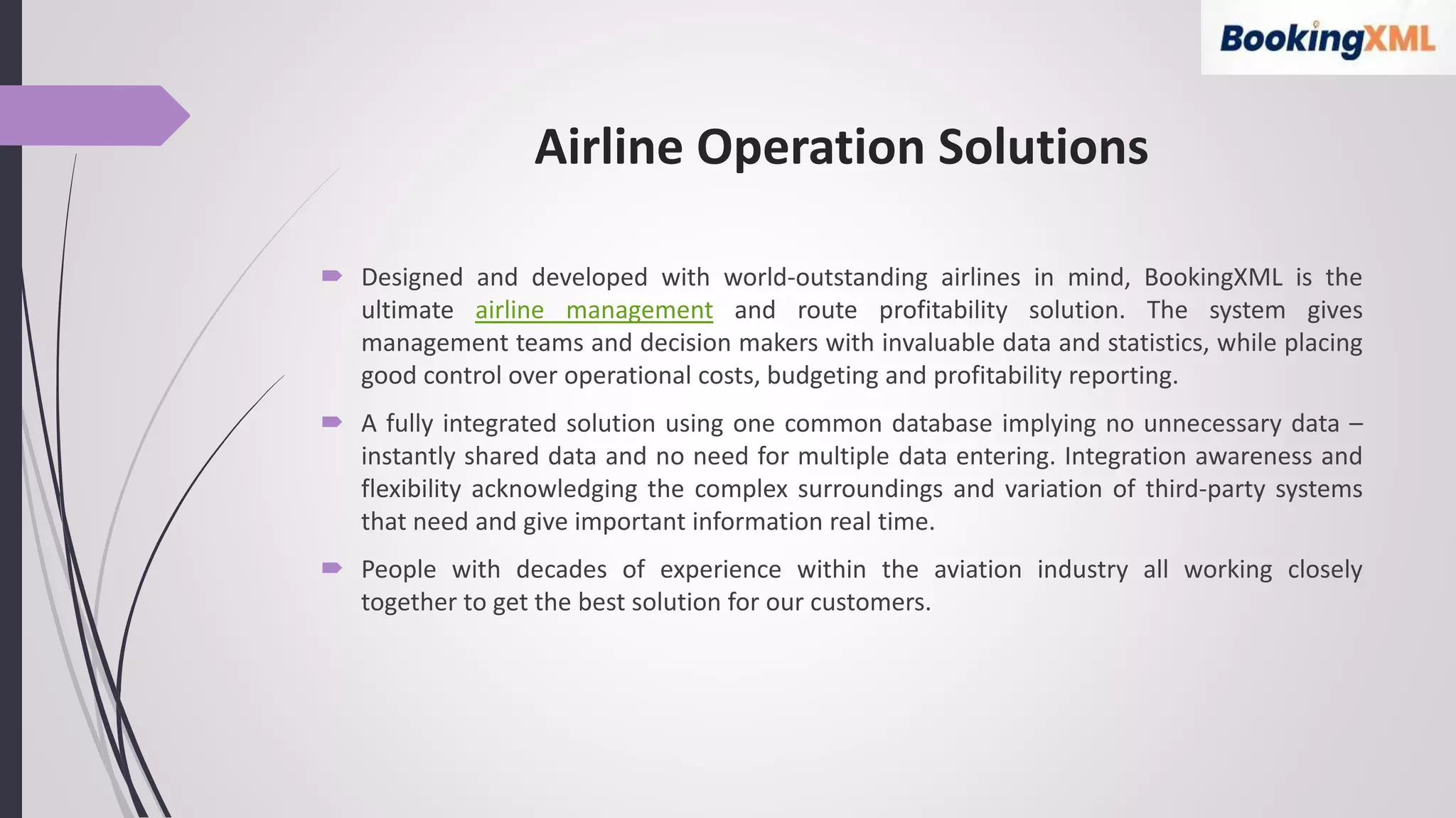 Airline Operation Solutions | PPTX