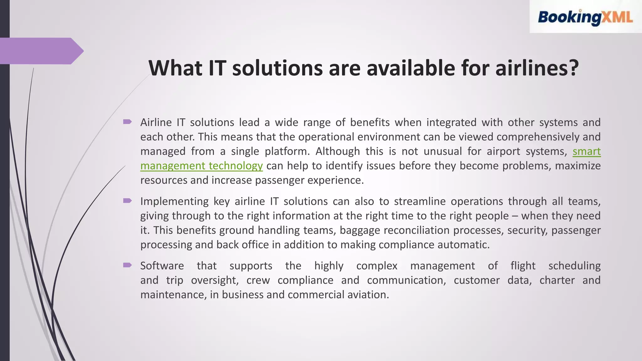 Airline Operation Solutions | PPTX