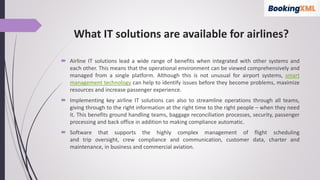 Airline Operation Solutions | PPTX