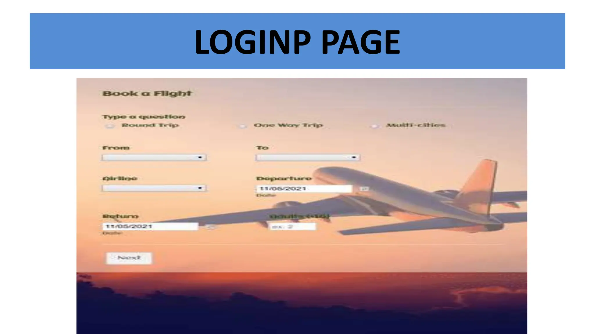 airline ppt based on java language college project | PPTX