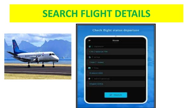 airline ppt based on java language college project | PPTX | Aviation ...