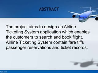 AIRLINE PRESENTATION.ppt