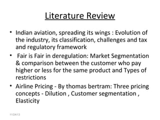 Airline price in India | PPT