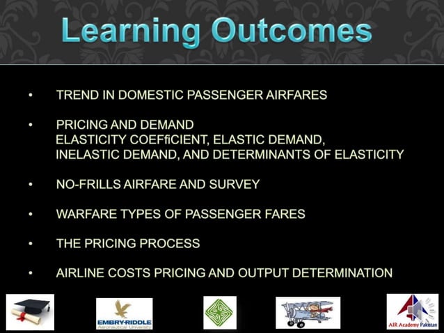 Airline pricing & demand | PPTX