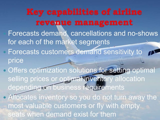 Airline pricing strategies and revenue management | PPTX