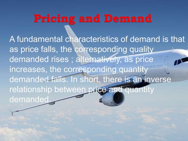 Airline pricing strategies and revenue management | PPTX