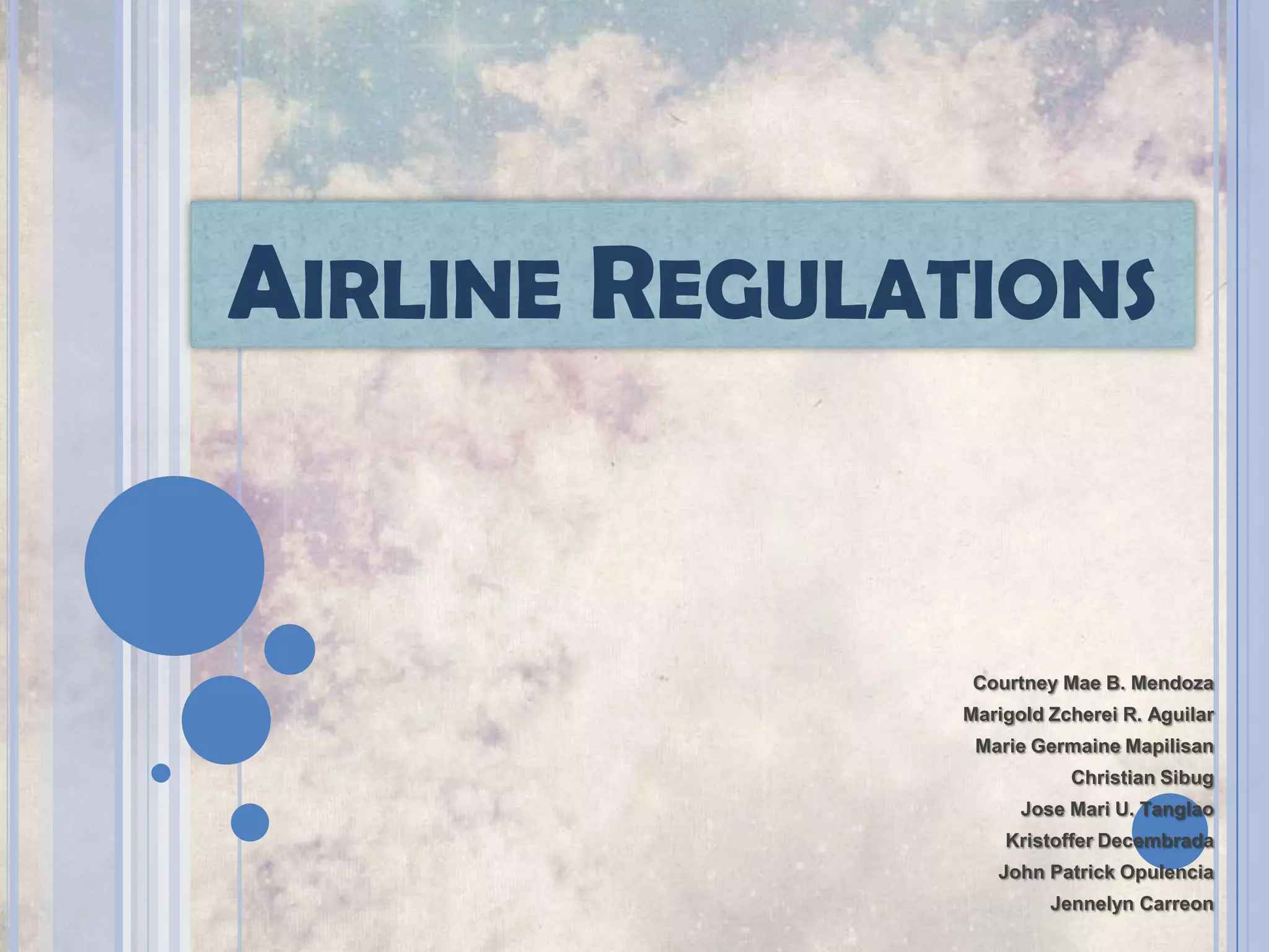Airline Regulations | PPTX