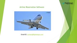 Airline Reservation Software | PPT