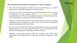 Airline Reservation Software | PPT