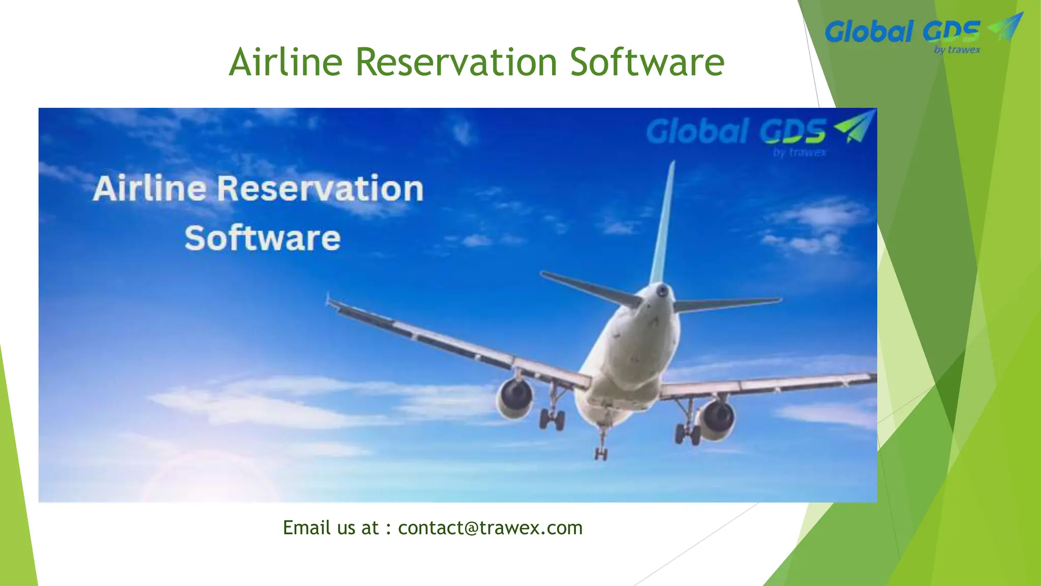 Airline Reservation Software | PPT