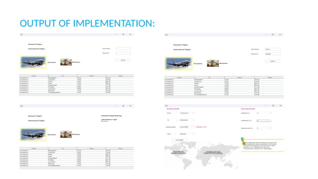 AIRLINE RESERVATION SYSTEM USING JAVA... | PPTX | Web Development ...