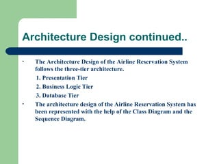 Airline reservation system 1 | PPT