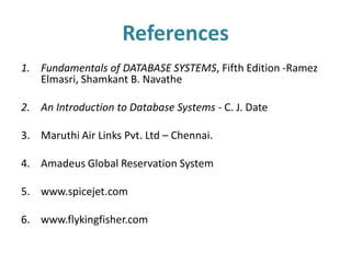 Airline reservation system db design | PDF