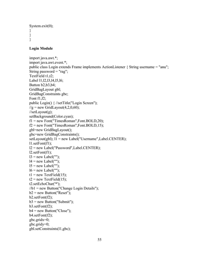 Airline reservation system documentation | PDF