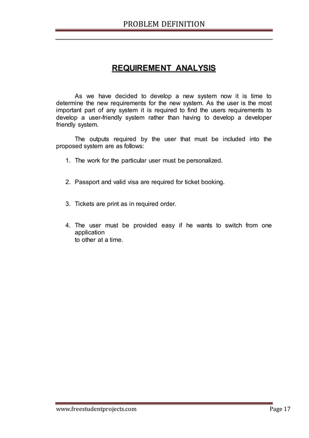 Airline reservation system project report (1) | DOC