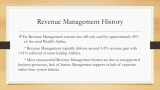 Airline revenue management | PPTX