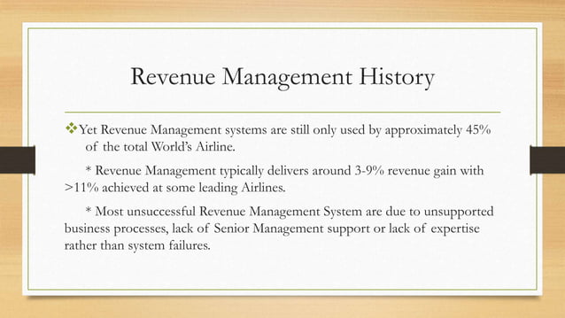 Airline revenue management | PPTX | Air Travel | Travel Type