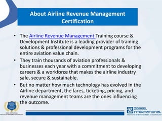 What is Airline revenue management?-Airline Revenue Management | PPT