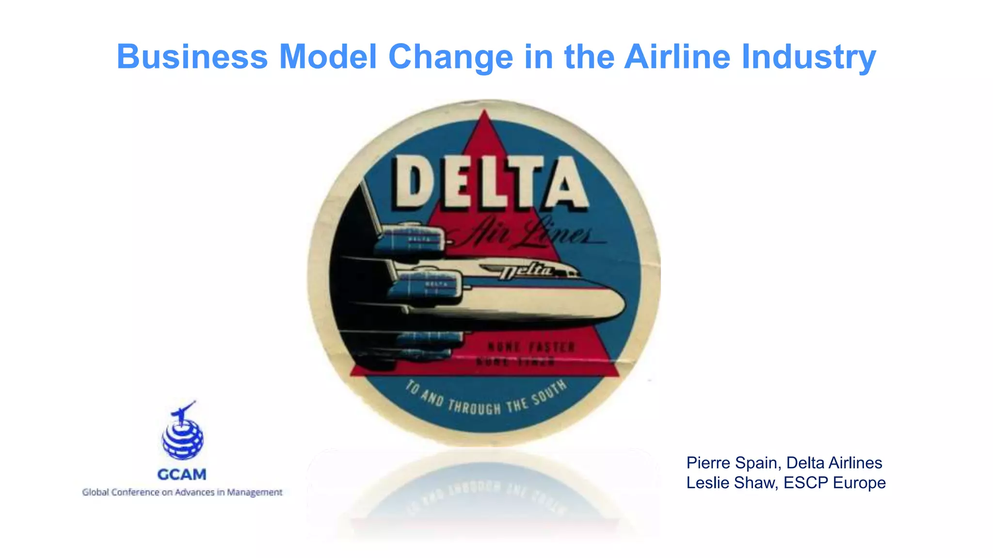 Business Model Change in the Airline Industry | PPTX