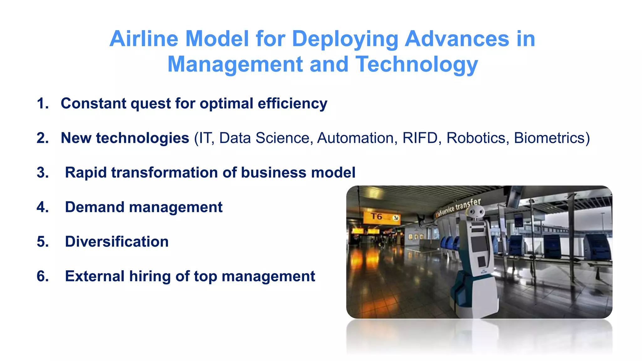 Business Model Change in the Airline Industry | PPTX