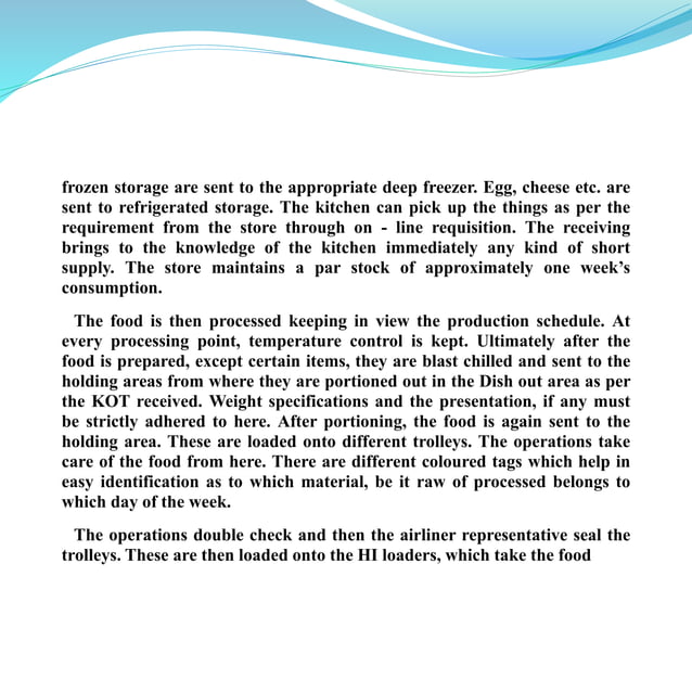 AIRLINES-CATERING-notes.ppt | Air Travel | Travel Type