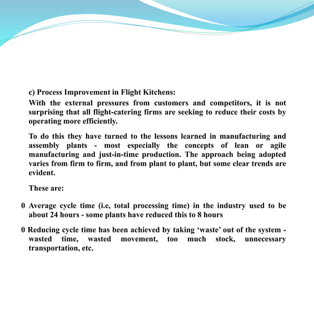 AIRLINES-CATERING-notes.ppt | Air Travel | Travel Type