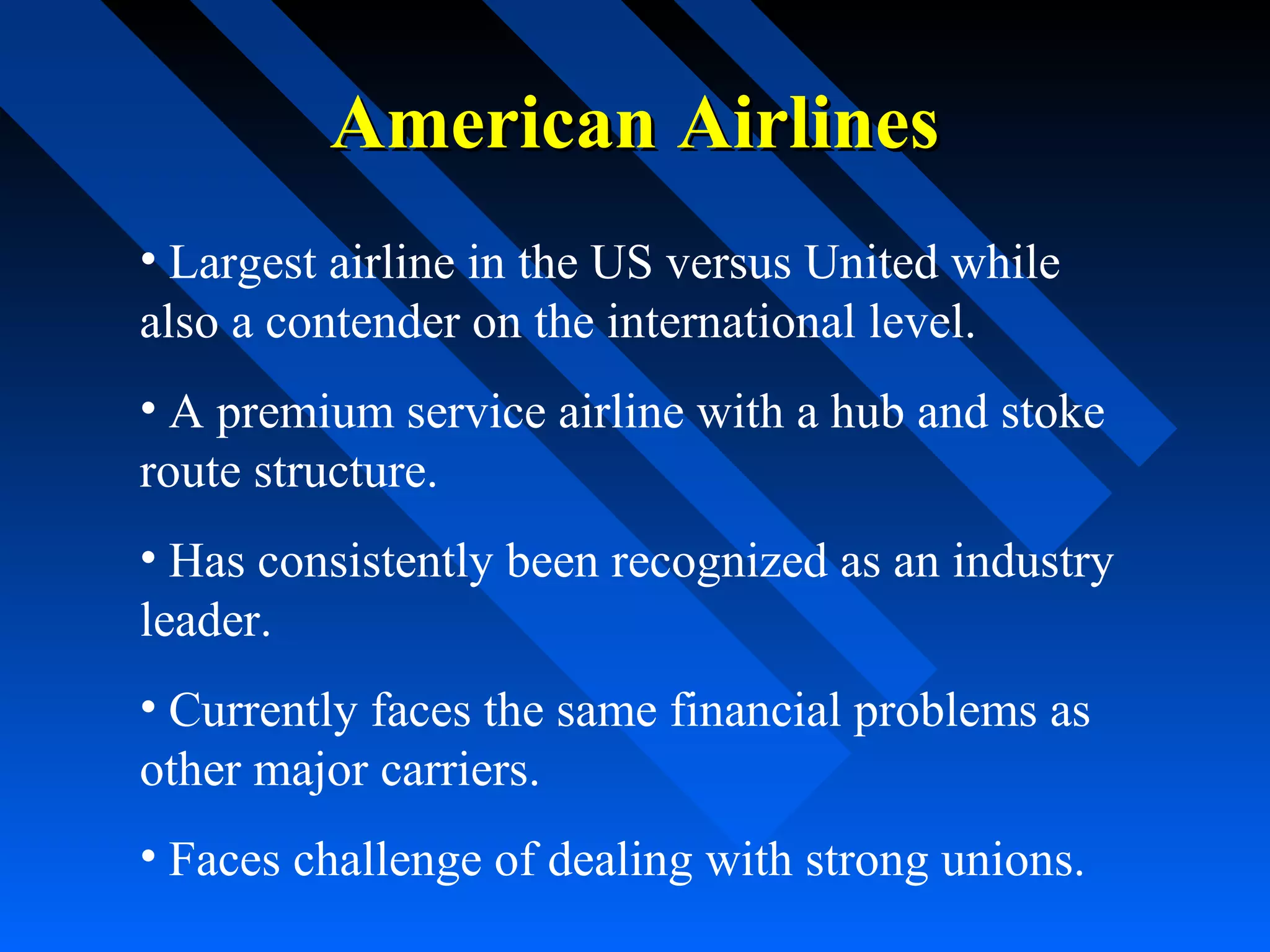 Airlines analysis | PPT