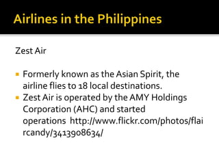 Airlines and Airport | PPTX