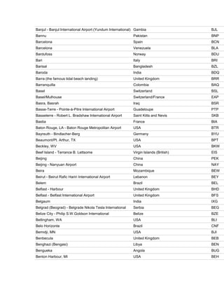 Airline operation and documentation | DOCX