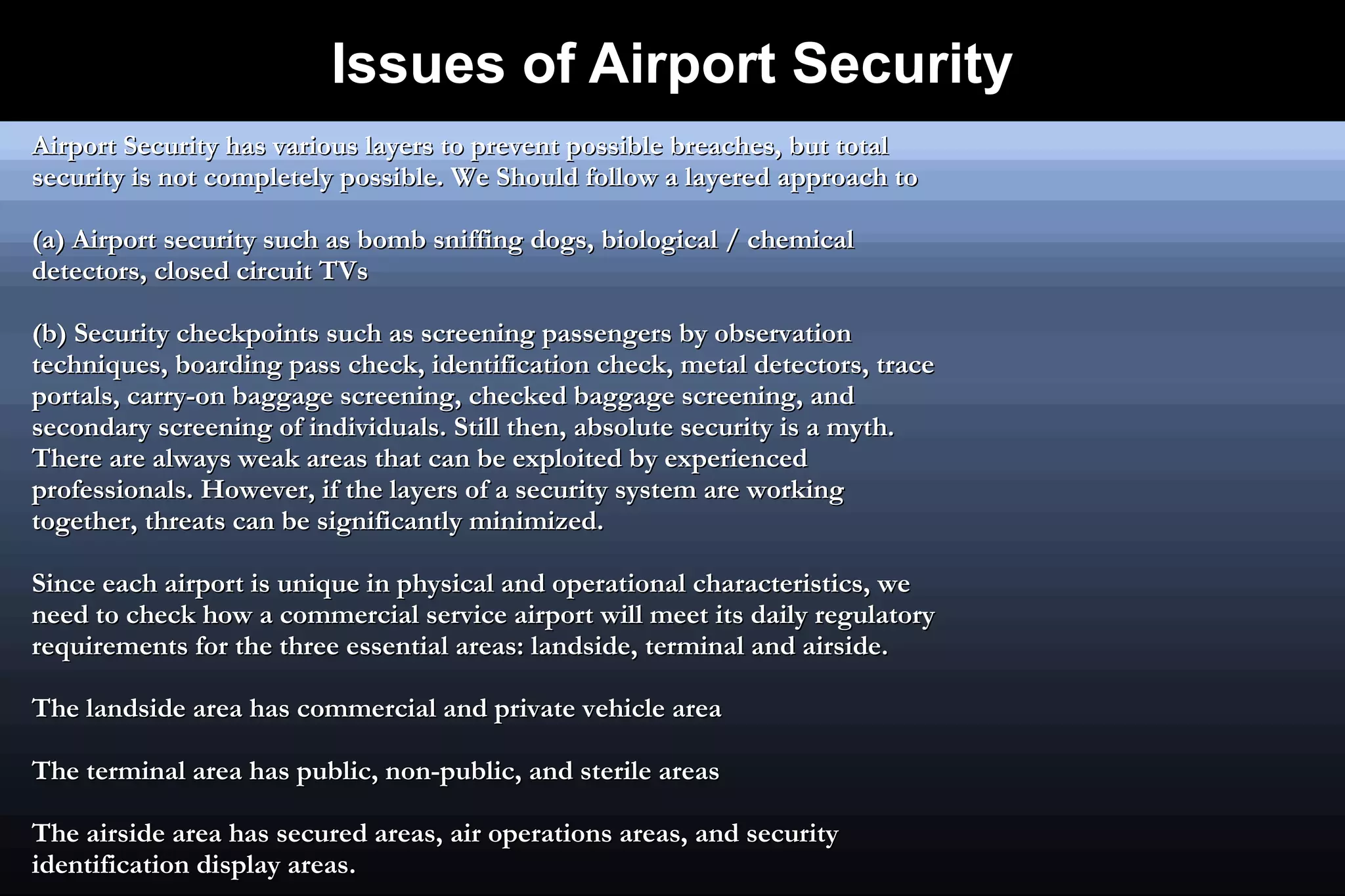 Airline security new | PPT