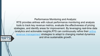 Optimizing Airline Revenue Management with Revenue Technology Services | PPTX